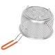 Stainless Steel Round Deep Fry Basket with Handle - Bed Bath & Beyond ...