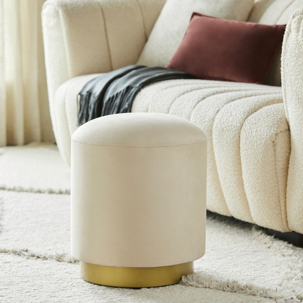 Cream Ottomans and Poufs - Bed Bath & Beyond