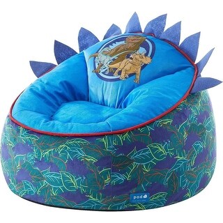 Jurassic World Hillside by pod Plush Kids Bean Bag Chair - Bed Bath ...