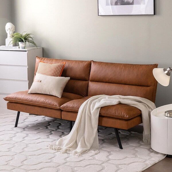 Sofa Bed Convertible Futon Sleeper Couch Daybed with Adjustable Armrests for Studio Apartment Office Small Space On Sale Bed Bath Beyond 36248313