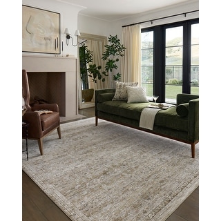 Alexander Home Tamara Floral & Botanical Shabby Chic Area Rug - Bed ...