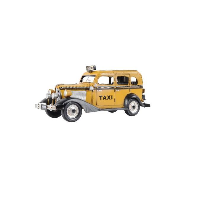 c1933 Vintage Checker Taxi Cab Model Sculpture - Overstock - 36070029