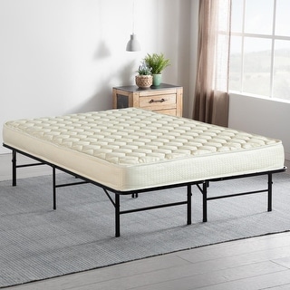 7-Inch Medium Firm High Density Poly Foam Mattress And 14" Quickbase ...