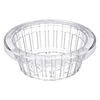 7.5 Inch Garden Plastic Mesh Cup Round Slotted Net Pot Basket Clear ...