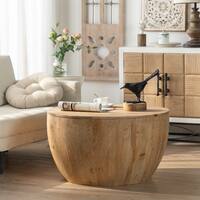 31.50"Vintage Style Bucket Shaped Coffee Table - Bed Bath & Beyond ...