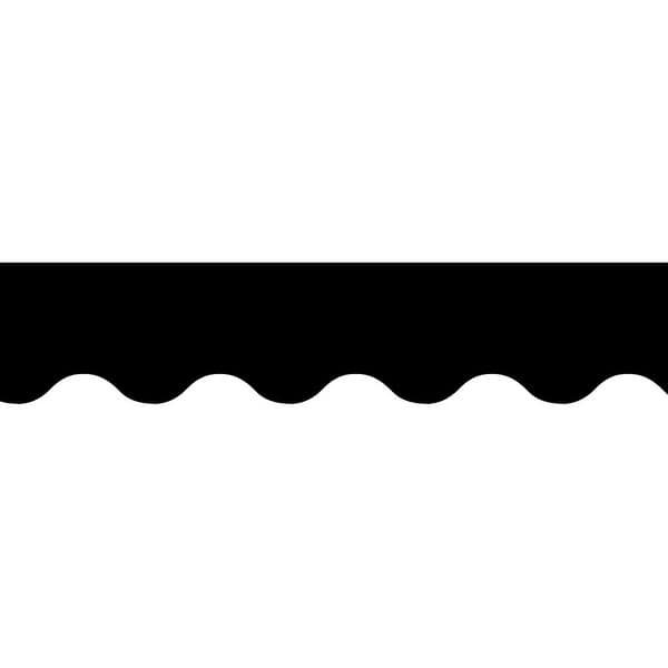 wavy black border