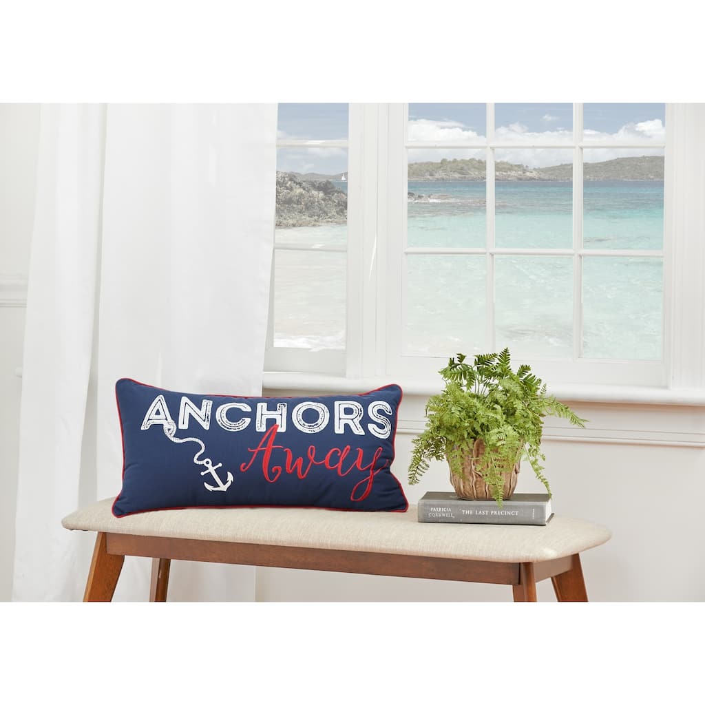 Anchors Away Pillow - Overstock - 33893511