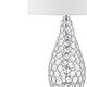 JONATHAN Y Hank 22.25" Midcentury Modern Iron LED Table Lamp with USB ...