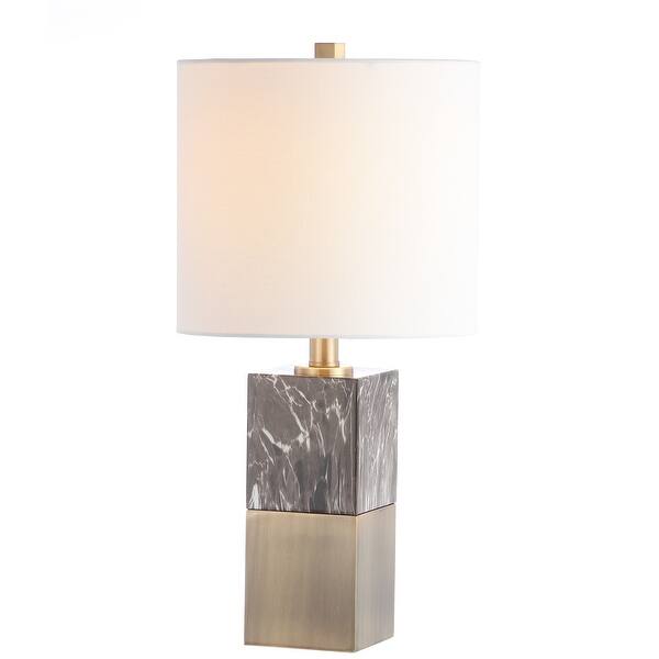 SAFAVIEH Lighting 21-inch Kingsley LED Table Lamp - 10"x10"x20.5" - Bed ...
