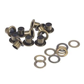 Eyelet with Washer 10.5x6x7mm Alloy Grommet Bronze Tone 200 Set ...