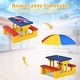 Costway Kids Picnic Table Set W/Removable Umbrella Indoor Outdoor - See ...