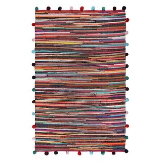 Lush Ambience Erin Multicolour Indoor And Outdoor Rag Area Rugs - Bed ...