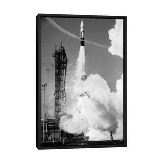 iCanvas "1960s Missile Taking Off From Launch Pad" by Vintage Images ...