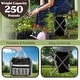 Garden Tools Set - Folding Stool with 250lb Capacity, Detachable 7 ...