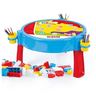 Dolu Toys - 2-in-1 Activity Table With 100 Jumbo Blocks - Multi - Bed ...