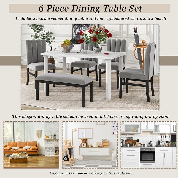 Marble veneer dining table store