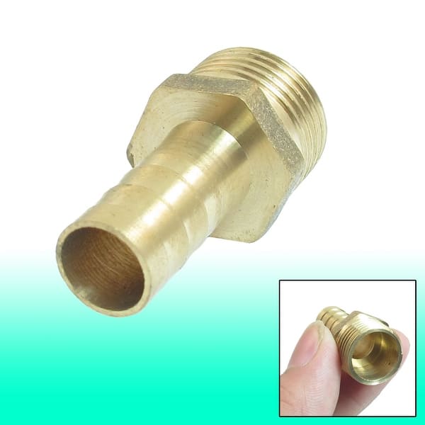 10mm Hose Barb Fitting 16mm 3/8" PT Male Threaded Straight Coupler ...