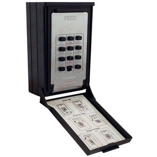 NUSET Push Button Combination Key Storeage Lockbox, Wall Mount - Bed ...