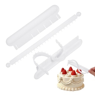 2Pcs Cake Arch Guide Tool, Adjustable Cake Arc Ruler with Decorative ...