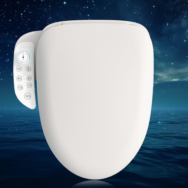 Bidet Toilet Seat, Endless Warm Water, Rear & Front Wash, LED Light ...