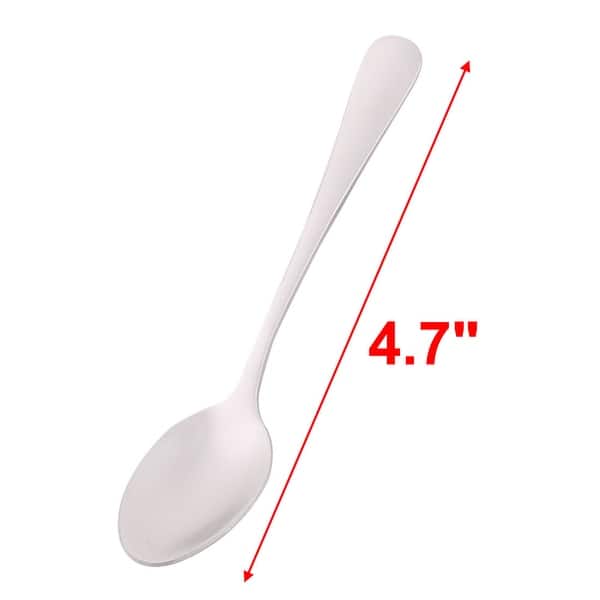Kitchen Restaurant Stainless Steel Coffee Tea Spoon 12cm Length 4pcs ...
