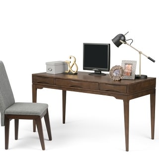 Brooklyn + Max Thompson SOLID HARDWOOD Modern 60 inch Wide Desk - Bed ...