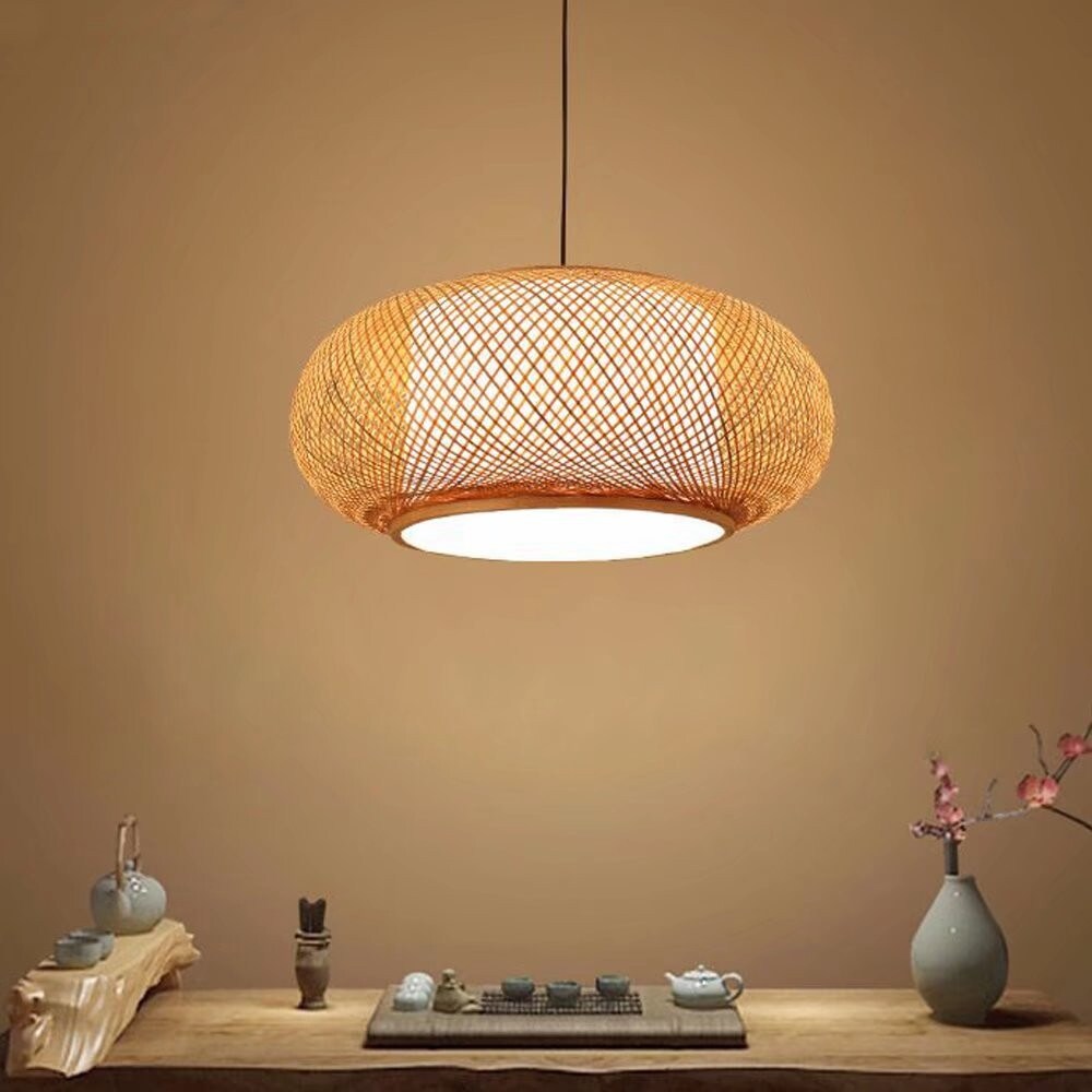 Wicker Rattan Pendant Light - On Sale - Bed Bath & Beyond - 34442709