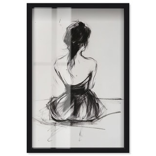 Back View I Minimalist Wall Art Shadowbox Print by Art Remedy - Bed ...