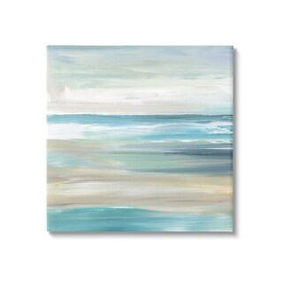 Stupell Abstract Beach Sand Ocean Waves Canvas Wall Art by Nan - On ...