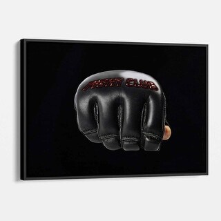 Black Fighting Wall Art Canvas 3914 - Bed Bath & Beyond - 39913383