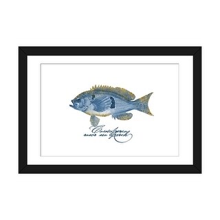 iCanvas "Embellished Fin Barber Perch Fish" by Andrea Haase - Bed Bath ...