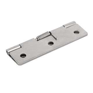 65mm Length 1mm Thick 304 Stainless Steel Spring Hinge - Silver Tone ...