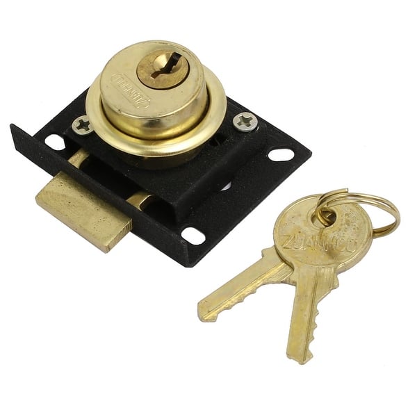 Mailbox Cabinet Safeguard 2.1cm Cylinder Drawer Key Lock - Glod Tone ...