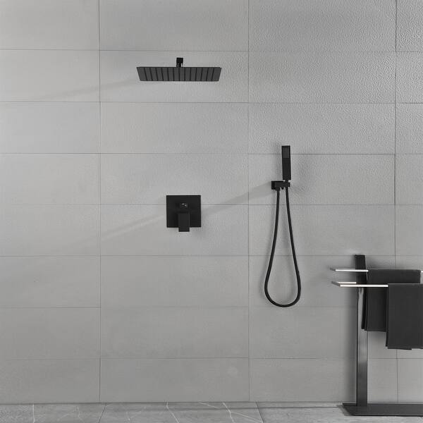 Modern Rain Shower Head Systems Wall Mounted Shower with Shower Niche ...