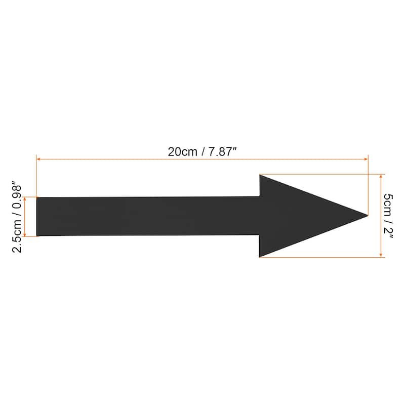 Directional Arrow Sticker, Self Adhesive Floor Decal Wall Marking Sign ...