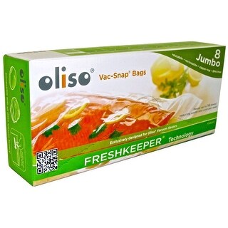 Oliso Pro VAC-SNAP Bags, Jumbo, 2 Gallon, 8 Bags - Bed Bath & Beyond ...