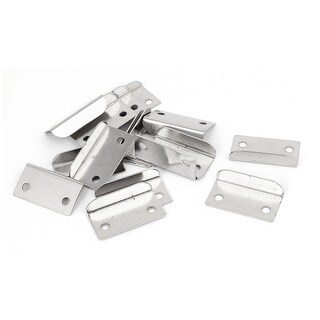 Home Cabinet Drawer Door L Shaped Metal Lock Strike Plate 39mmx21mmx9 ...