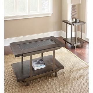 Coffee Table with Storage Shelf,Industrial Coffee Tables for Living ...