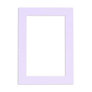 12x22 Mat Bevel Cut for 10x18 Photos - Acid Free Light Purple Precut ...