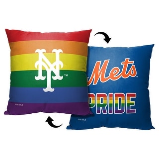 MLB New York Mets Pride Series 18 Inch Throw Pillow - Bed Bath & Beyond ...