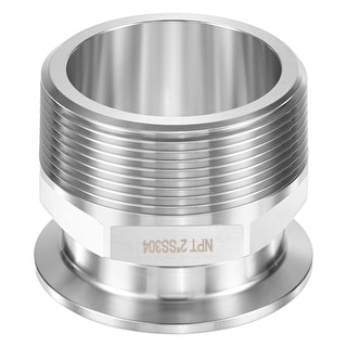 Tri Sanitary Clamp Fittings to NTP Male Thread Stainless Steel Pipe ...