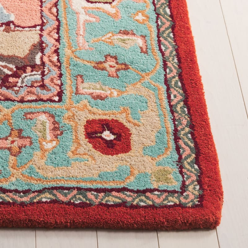 SAFAVIEH Handmade Heritage Carrol Traditional Oriental Wool Rug - On ...