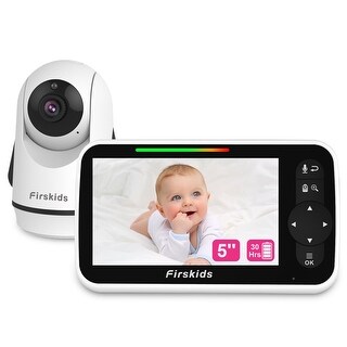 5" Baby Monitor with 30Hour Battery Life, 1000ft Long Range Baby ...