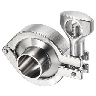 0.98" Vacuum Clamp Set, 1 Pack Hose Clamp with Wing Nut Blind Plate ...