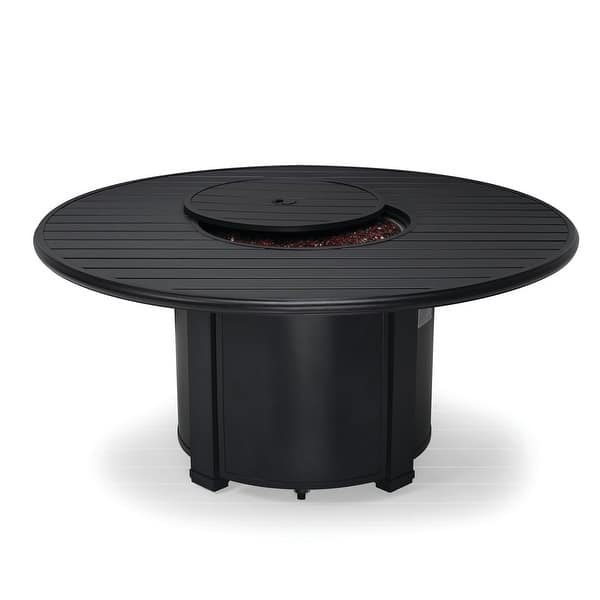 Winston Fire Tables 54-inch Round Slat Top Fire Table - Bed Bath ...