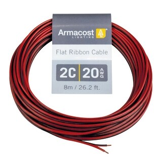 Armacost Lighting 2C 20AWG Flat Ribbon Cable - 26 Foot - Bed Bath ...