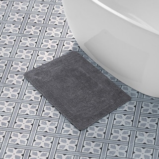 Laura Ashley Reversible Cotton Bath Mat - Bed Bath & Beyond - 12732102