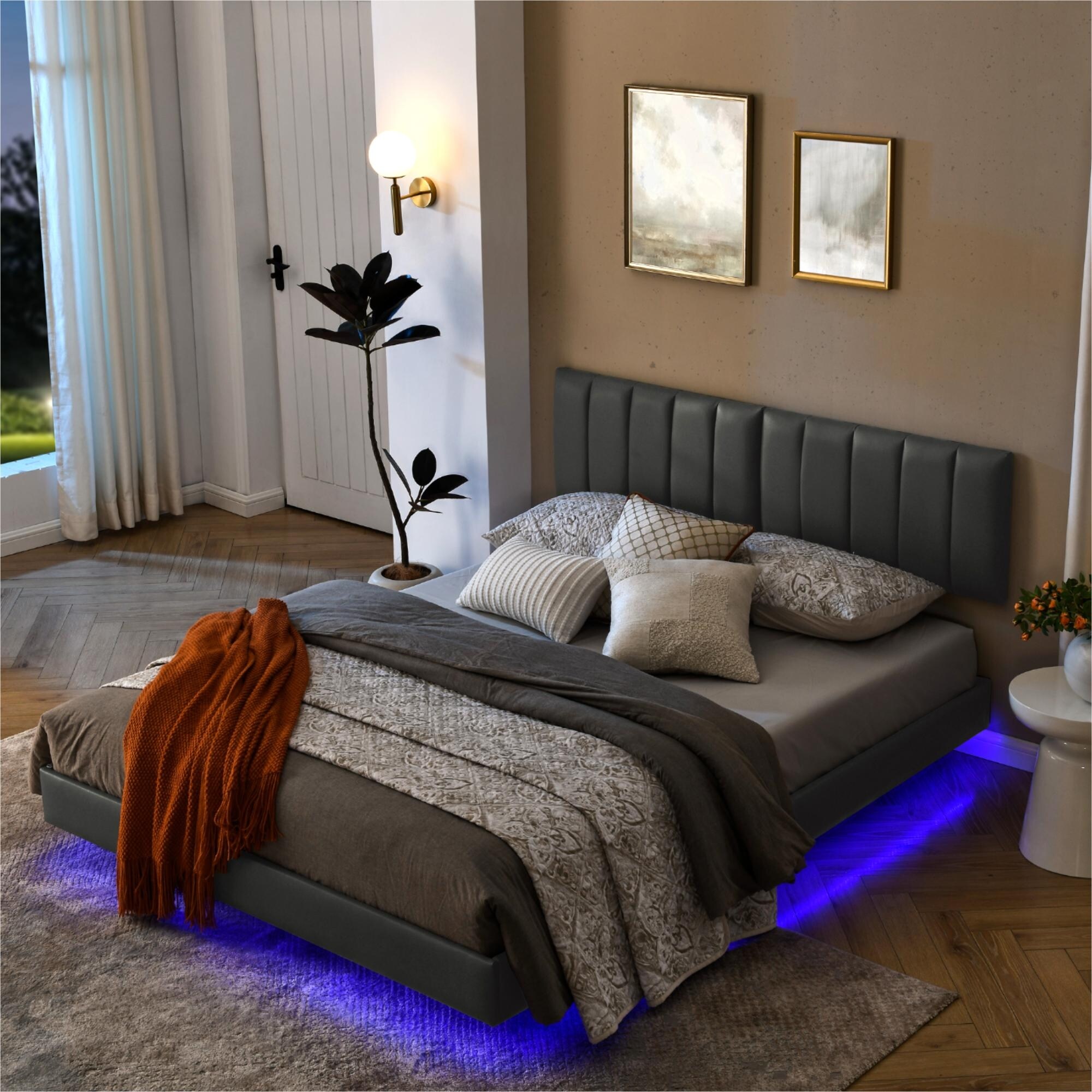 Wall mounted queen bed store