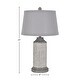 29" Table Lamp, Gray (Set of 2) - 29 - Bed Bath & Beyond - 32000285
