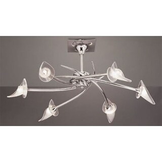 Mantra Lighting 304 Flavia 5 Light Semi-Flush Ceiling Fixture - Bed ...
